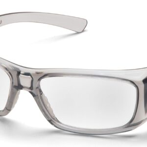 PYRAMEX SG7910D15 Pyramex Emerge Clear Safety Reader Glasses, Scratch-Resistant,Gray Frame