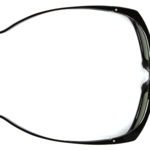 PYRAMEX SG7910D15 Pyramex Emerge Clear Safety Reader Glasses, Scratch-Resistant,Gray Frame