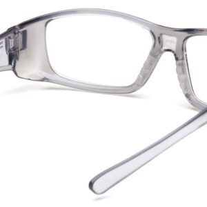 PYRAMEX SG7910D15 Pyramex Emerge Clear Safety Reader Glasses, Scratch-Resistant,Gray Frame