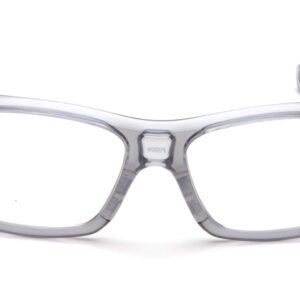 PYRAMEX SG7910D15 Pyramex Emerge Clear Safety Reader Glasses, Scratch-Resistant,Gray Frame