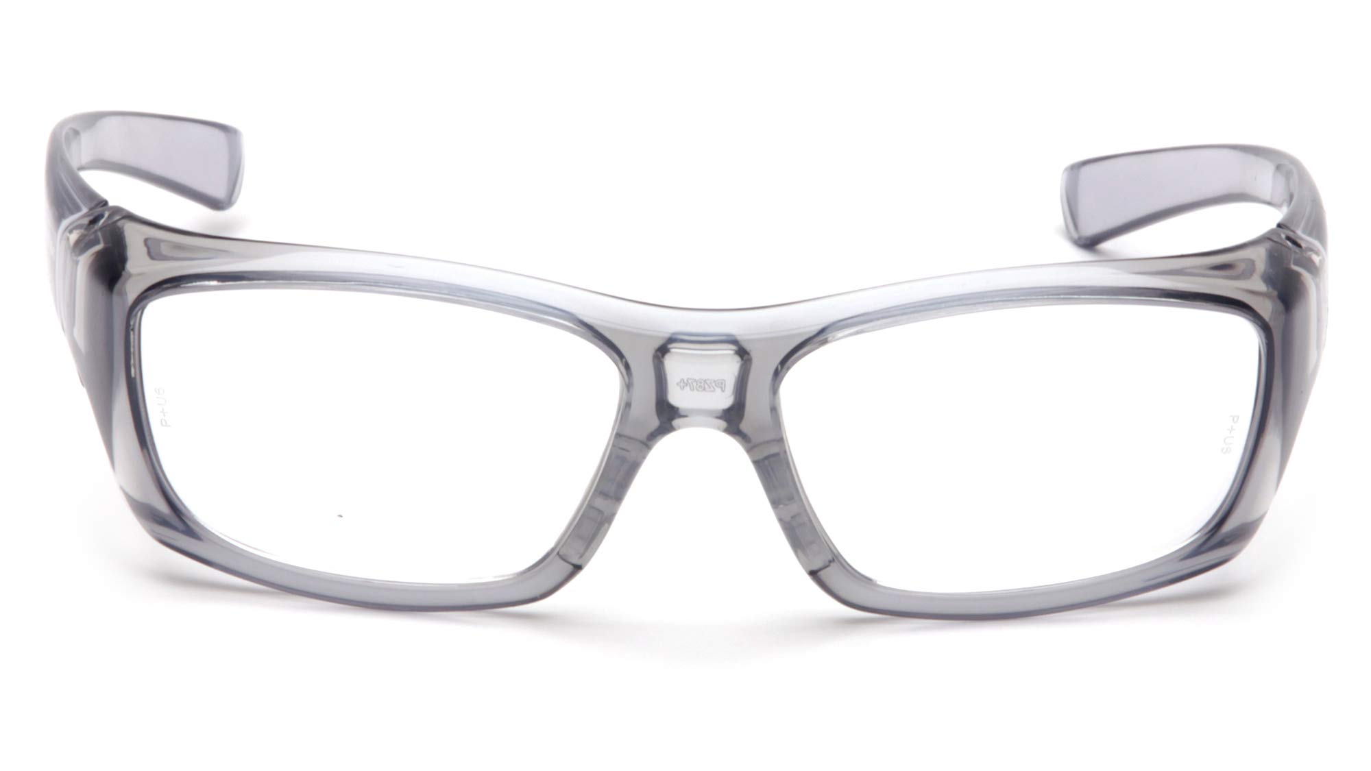 PYRAMEX SG7910D15 Pyramex Emerge Clear Safety Reader Glasses, Scratch-Resistant,Gray Frame