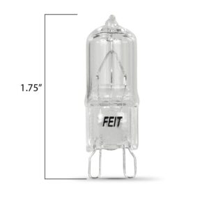 Feit Electric BPQ35/G9/CAN 35-Watt Warm White G9 Base Dimmable Halogen Light Bulb