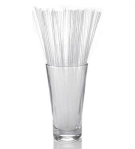 collins straws - clear (box of 500)