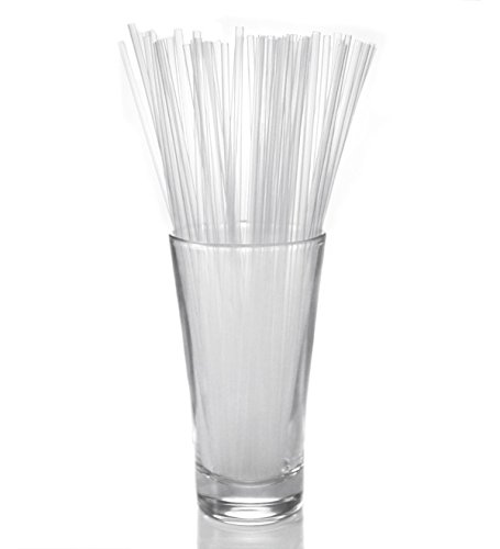 Collins Straws - CLEAR (Box of 500)