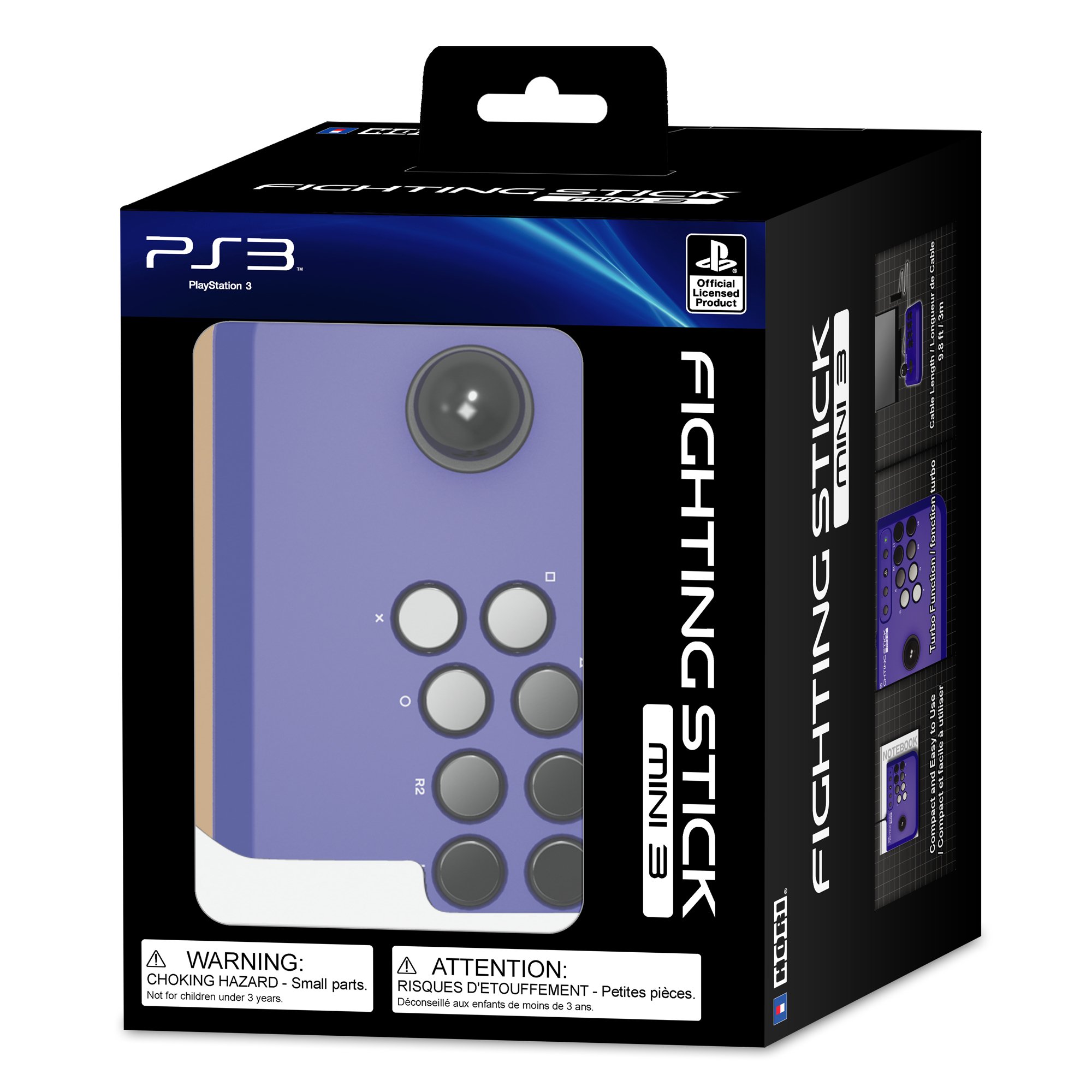 HORI PlayStation 3 Fighting Stick Mini 3 (Blue)