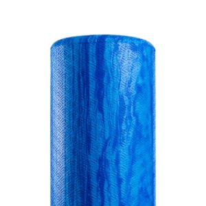 OPTP PRO-ROLLER Soft Density Foam Roller – Low Density Soft Foam Roller for Physical Therapy, Pilates Foam Roller and Yoga Foam Roll Exercises, and Muscle Recovery - Blue 36" x 6"