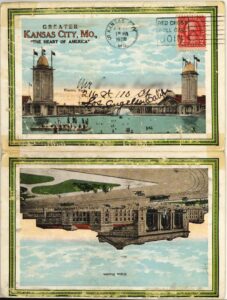 greater kansas city missouri (1920's souvenir postcard folder)