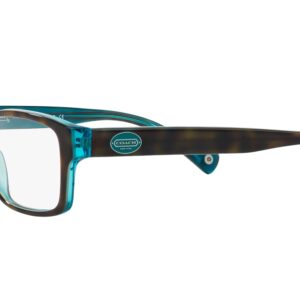 Coach HC6040 Brooklyn Prescription Eyewear Frames, Dark Tortoise/Demo Lens, 50 mm