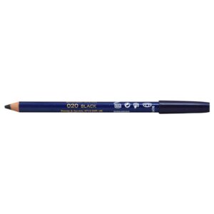 max factor kohl eye liner pencil for women, 020 black