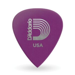 d'addario duralin precision guitar picks, heavy, 10 pack