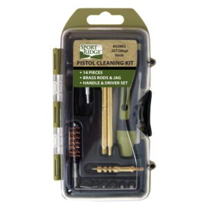 tac shield sport ridge 14pc pistol cleaning kit