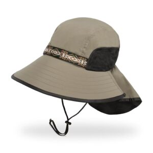 sunday afternoons adventure hat, large, sand/black