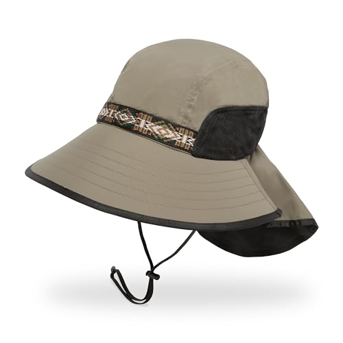 Sunday Afternoons Adventure Hat, Large, Sand/Black