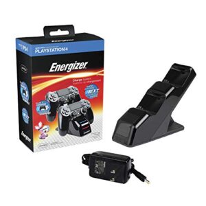 pdp gaming energizer dual controller charging system: black - ps5/ps4