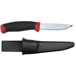 morakniv clipper 840 fixed blade outdoor knife with carbon steel blade, 3.9-inch , black