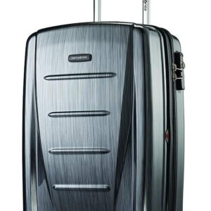 Samsonite Winfield 2 Hardside Expandable Luggage with Spinner Wheels, Checked-Large 28-Inch, Charcoal