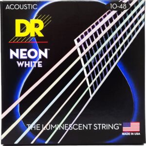 dr strings hi-def neon acoustic guitar strings (nwa-10)