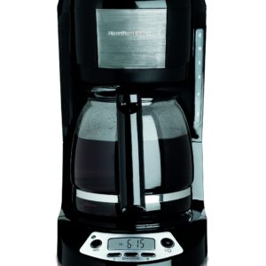 Hamilton Beach 49615C 12 Cup Programmable Coffee Maker Black