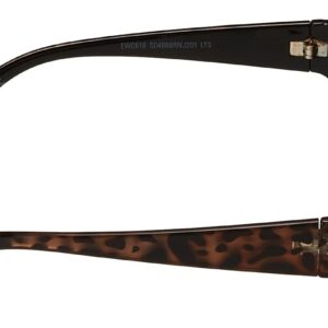 Nine West Women's Lucky Sunglasses Oval, Tortoise, 55 mm