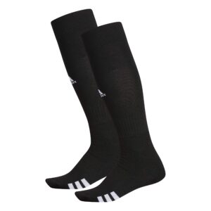 adidas rivalry field socks - multi sport over the calf (otc) socks for boys, girls, men and women (2-pair)