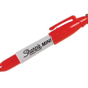 Sharpie 35113PP Mini Sharpie Marker,Permanent,Fine Point,4/ST,BK/RD/BE/GN