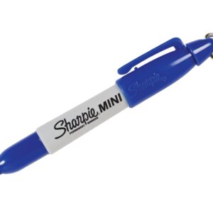 Sharpie 35113PP Mini Sharpie Marker,Permanent,Fine Point,4/ST,BK/RD/BE/GN