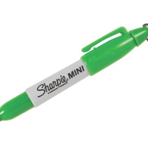 Sharpie 35113PP Mini Sharpie Marker,Permanent,Fine Point,4/ST,BK/RD/BE/GN