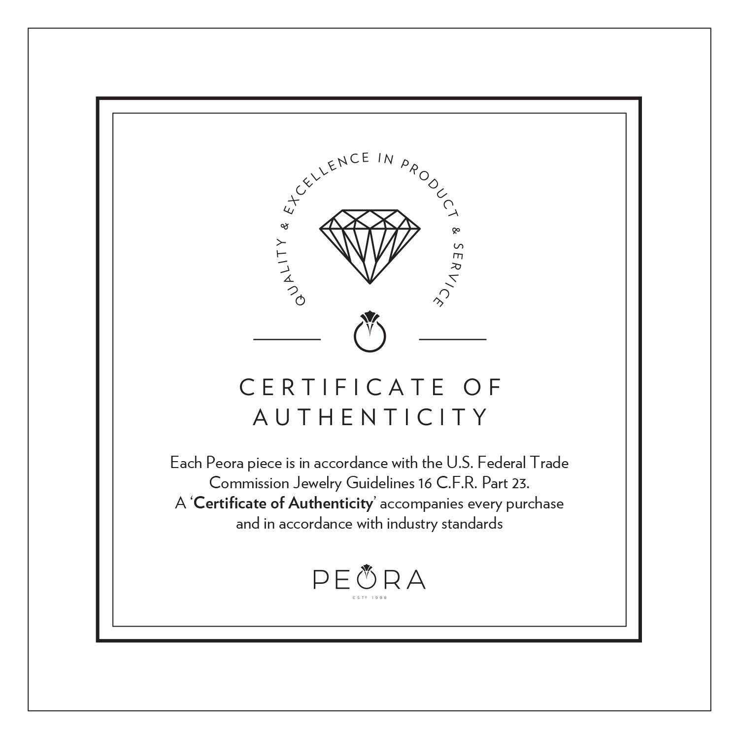 PEORA Solid 14K White Gold Aquamarine and Diamonds Pendant for Women, Genuine Gemstone Birthstone Dainty Solitaire, Oval Shape, 7x5mm