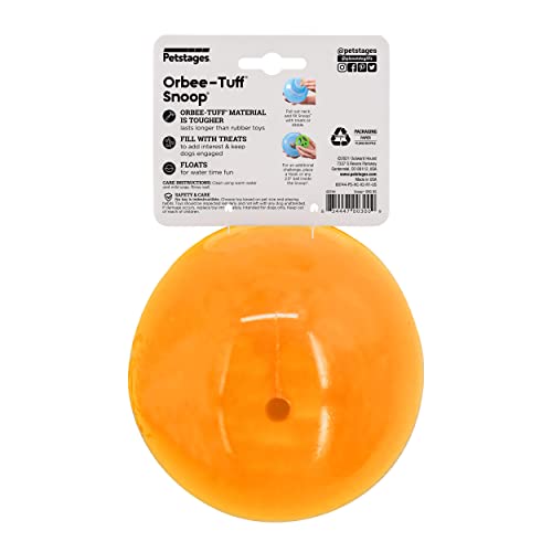 Outward Hound Snoop Interactive Treat Dispensing Dog Toy, Large, Orange