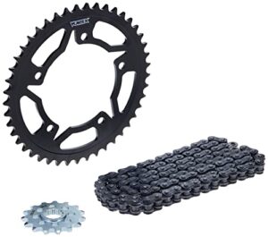 vortex ck6291 chain and sprocket kit, black