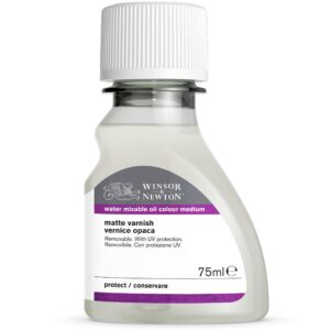 winsor & newton artisan matt varnish, 75ml (2.5-oz) bottle