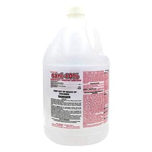 stir technologies sani-10% registered disinfectant virucide sanitizer. 1 gallon makes 180 ready to use gallons