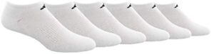 adidas men's 6-pack no show sock