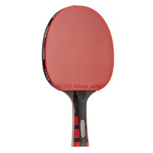 stiga evolution performance ping pong paddle - 6-ply light blade - 2mm tournament-approved premium sponge - flared handle for next-gen grip & control - performance table tennis racket