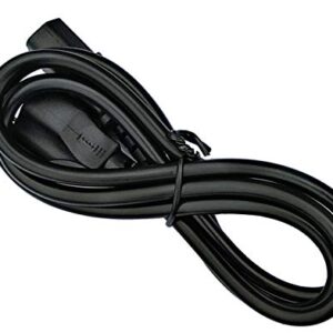 UpBright AC Power Cord Cable Compatible with Precor EFX Elliptical Series 5.31 5.33 5.35 5.37 EFX5.33 EFX5.37 EFX 5.25 EFX 5.23 EFX5.17i EFX546 EFX556 EFX 5.33i 5.17i 5.19 5.21 5.21i 5.23 IEC-320 C13