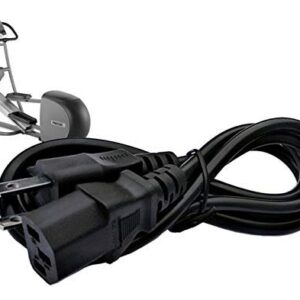 UpBright AC Power Cord Cable Compatible with Precor EFX Elliptical Series 5.31 5.33 5.35 5.37 EFX5.33 EFX5.37 EFX 5.25 EFX 5.23 EFX5.17i EFX546 EFX556 EFX 5.33i 5.17i 5.19 5.21 5.21i 5.23 IEC-320 C13