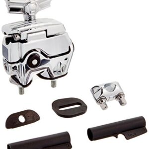 Ludwig LAPAM1 Atlas Single Mount Bracket Drum Set Mounting Hardware, Silver,Black