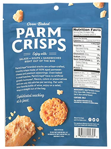 Parm Crisps Oven-Baked Original Cheese Snack, 1.75 oz