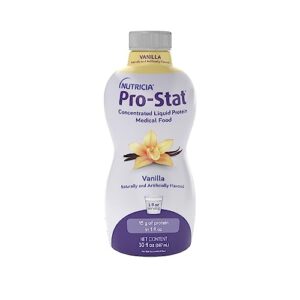 pro-stat concentrated liquid protein medical food - vanilla flavor, 30 fl oz bottle