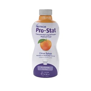 pro-stat concentrated liquid protein medical food - citrus splash flavor, 30 fl oz bottle