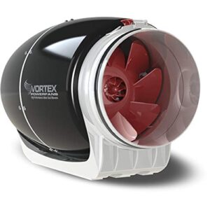 vortex 347 cfm s line s-600 fan, 6"