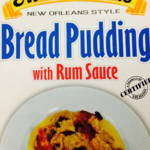 Mam Papaul's Sauce Bread Pudding With Rum Sauce (Pack of 3) New Orleans Style