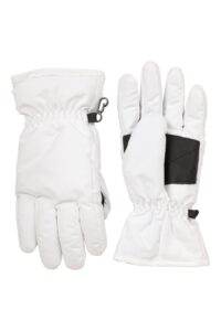 mountain warehouse womens ski gloves - snow proof white large