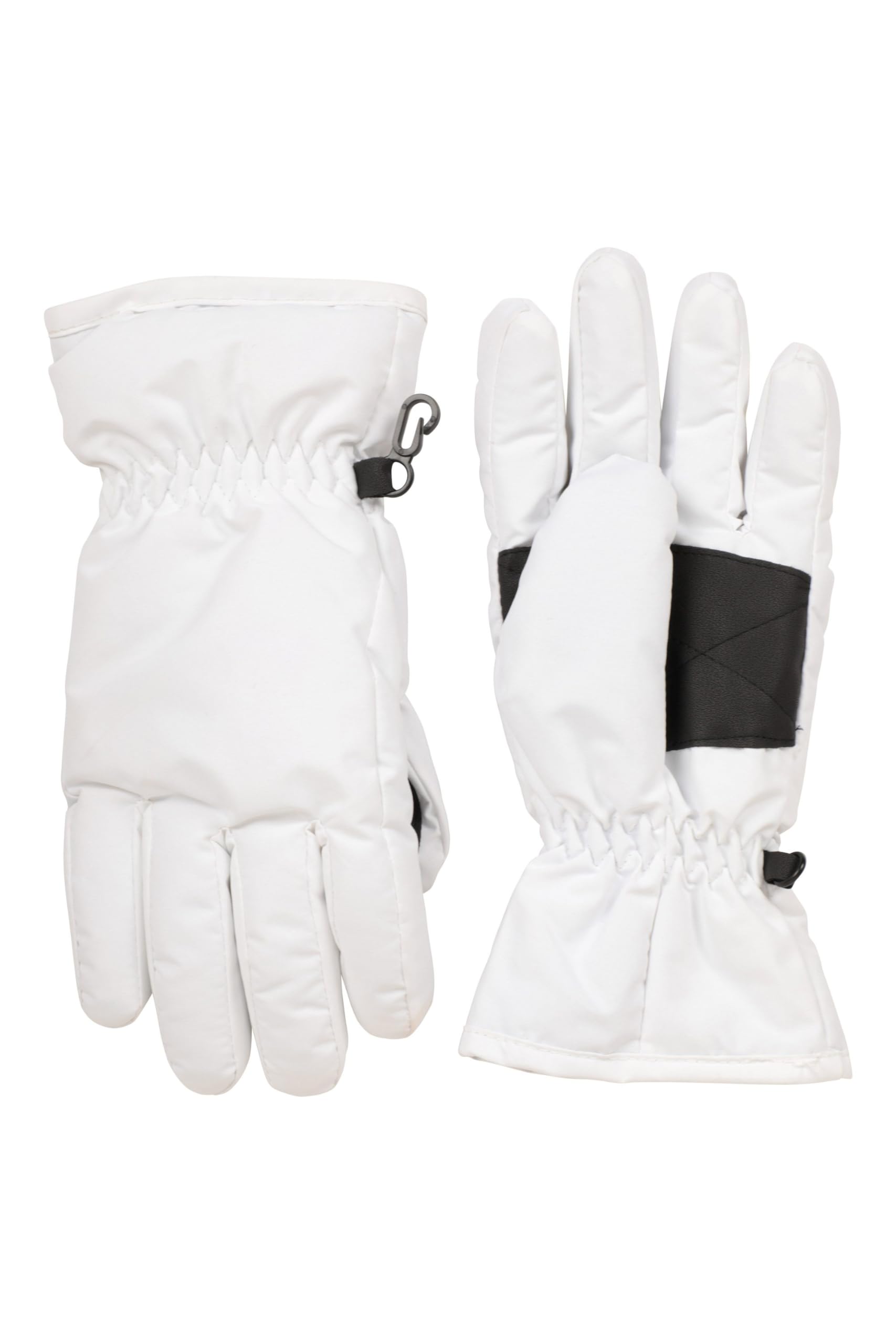 Mountain Warehouse Womens Ski Gloves - Snow Proof White Large