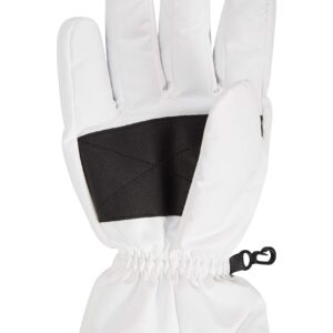 Mountain Warehouse Womens Ski Gloves - Snow Proof White Large