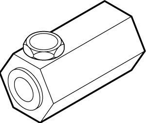 schneider electric am545 rod end ball joint/mk-3xxx