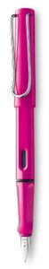 lamy safari fountain pen - elegant design cool pens, best pens for smooth writing, journaling, and calligraphy - pink medium point pen