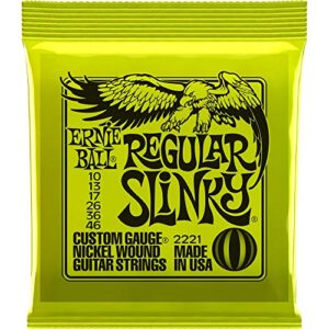 Ernie Ball 2221 Nickel Regular Slinky Electric Guitar Strings 3 Pack