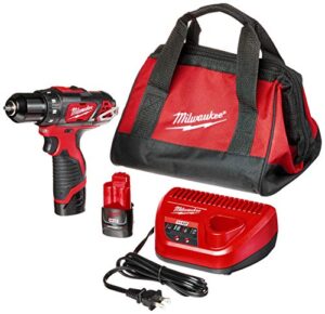 milwaukee 2407-22 m12 3/8 drill driver kit