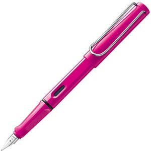 lamy safari 13 fountain pen extra fine pink